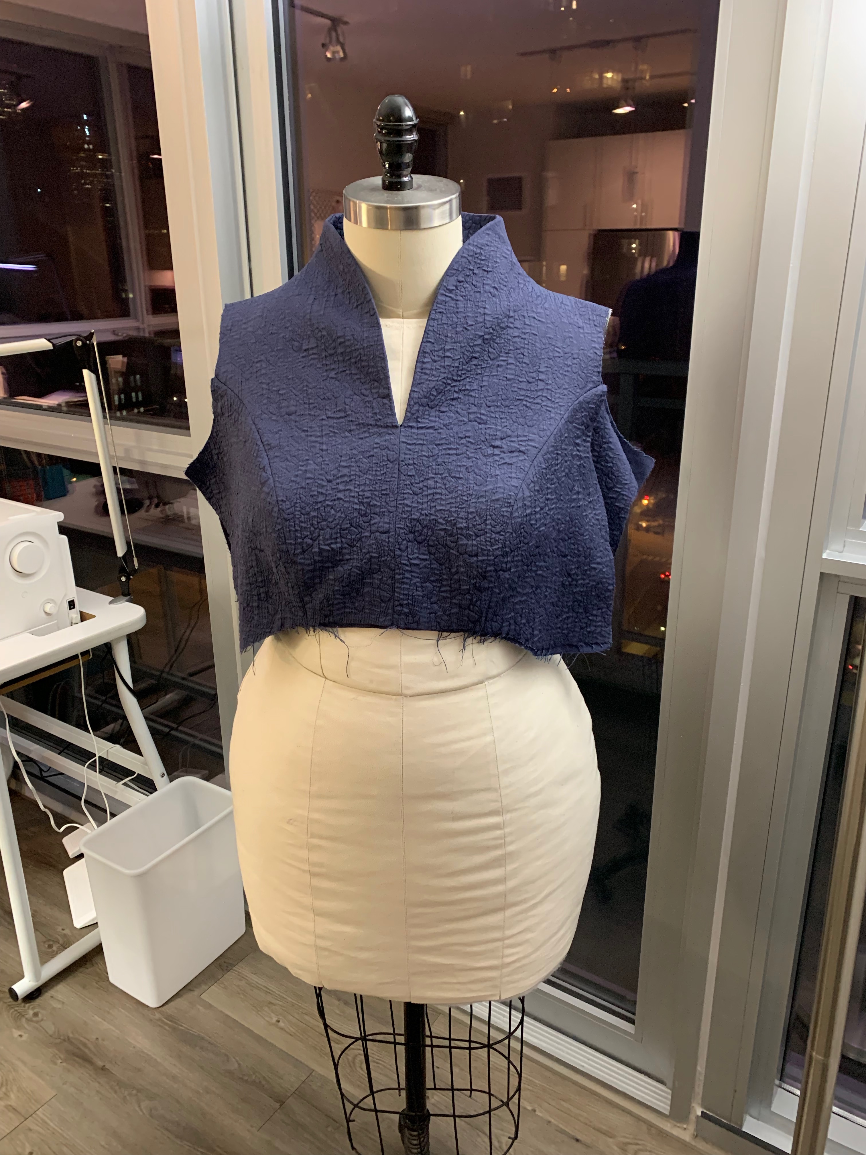 Storm Blue Dress – The Couture Counsellor